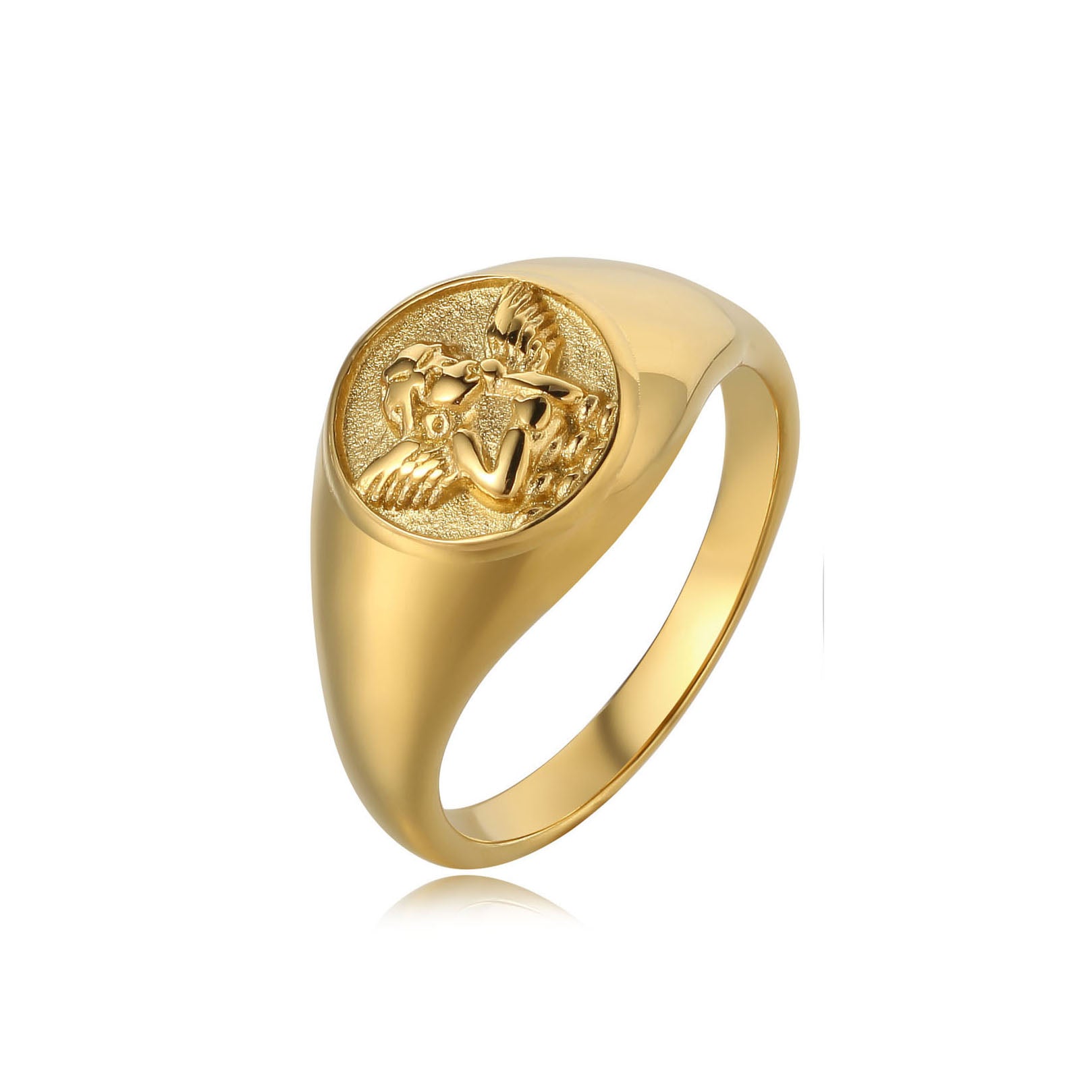 GOLDEN ANGELIC RING – The Dark